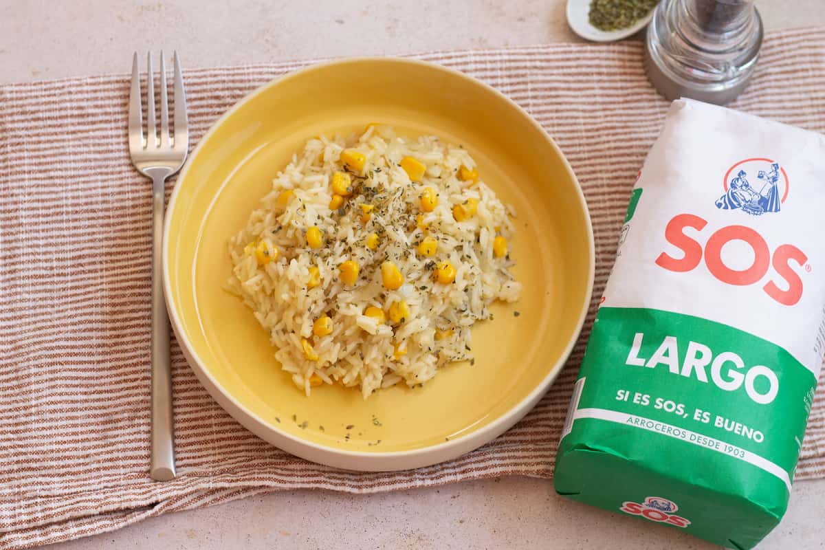 Delicioso arroz con maíz: una receta fácil y sabrosa| Arroz SOS
